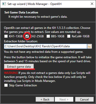 PC New Setup Guide | KH2Randomizer